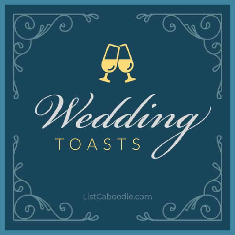 101+ Best Wedding Toasts (Ideas, Examples, & Quotes)