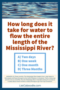 Mississippi River Quiz For Kids (Learn About the Mighty Waterway)