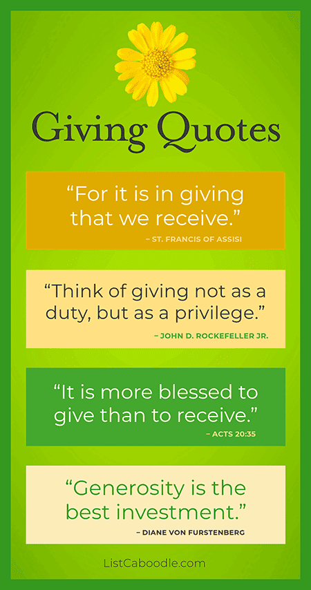 50+ Giving Quotes (for Inspiring Generosity)