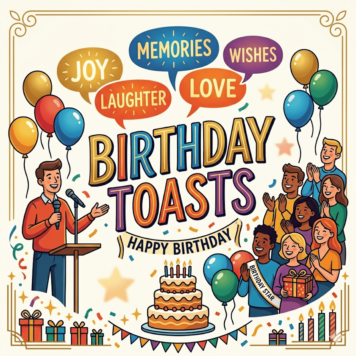 150+ Best Birthday Toasts (Funny, Heartfelt, and Milestones)